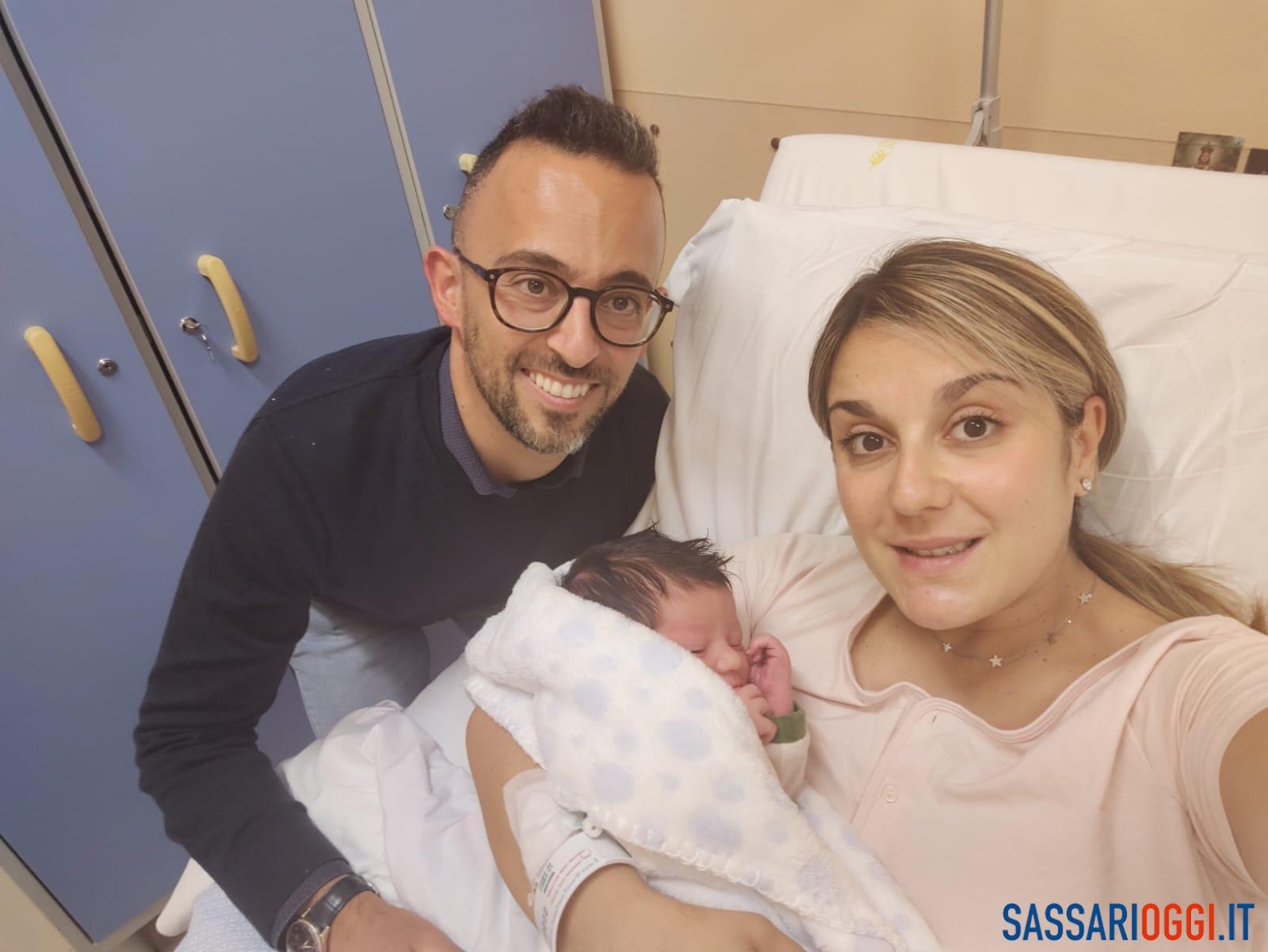 E' Riccardo il primo nato del 2023 all'ospedale civile di Alghero