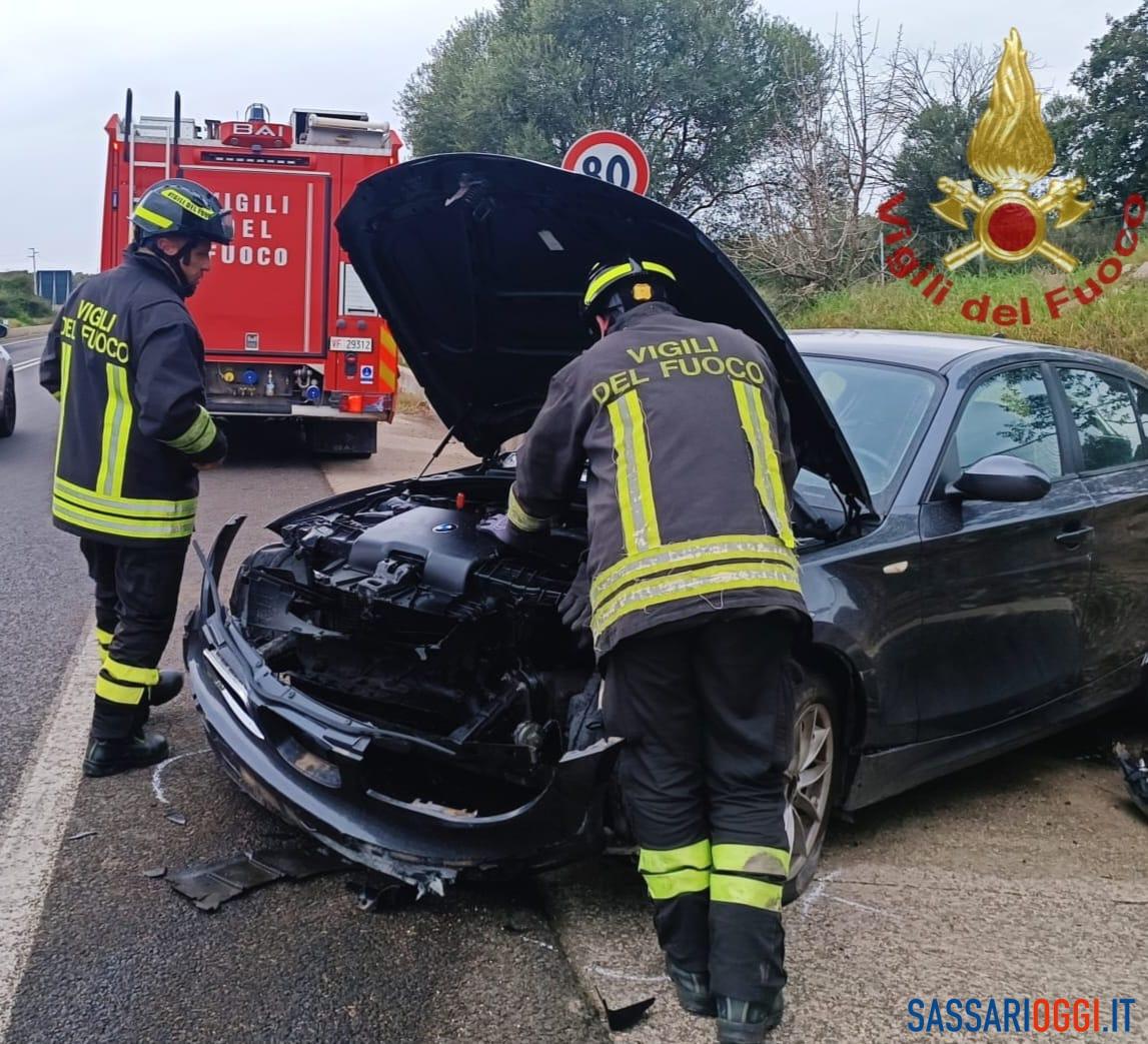 Violento incidente sulla strada per Alghero, coinvolte 2 auto