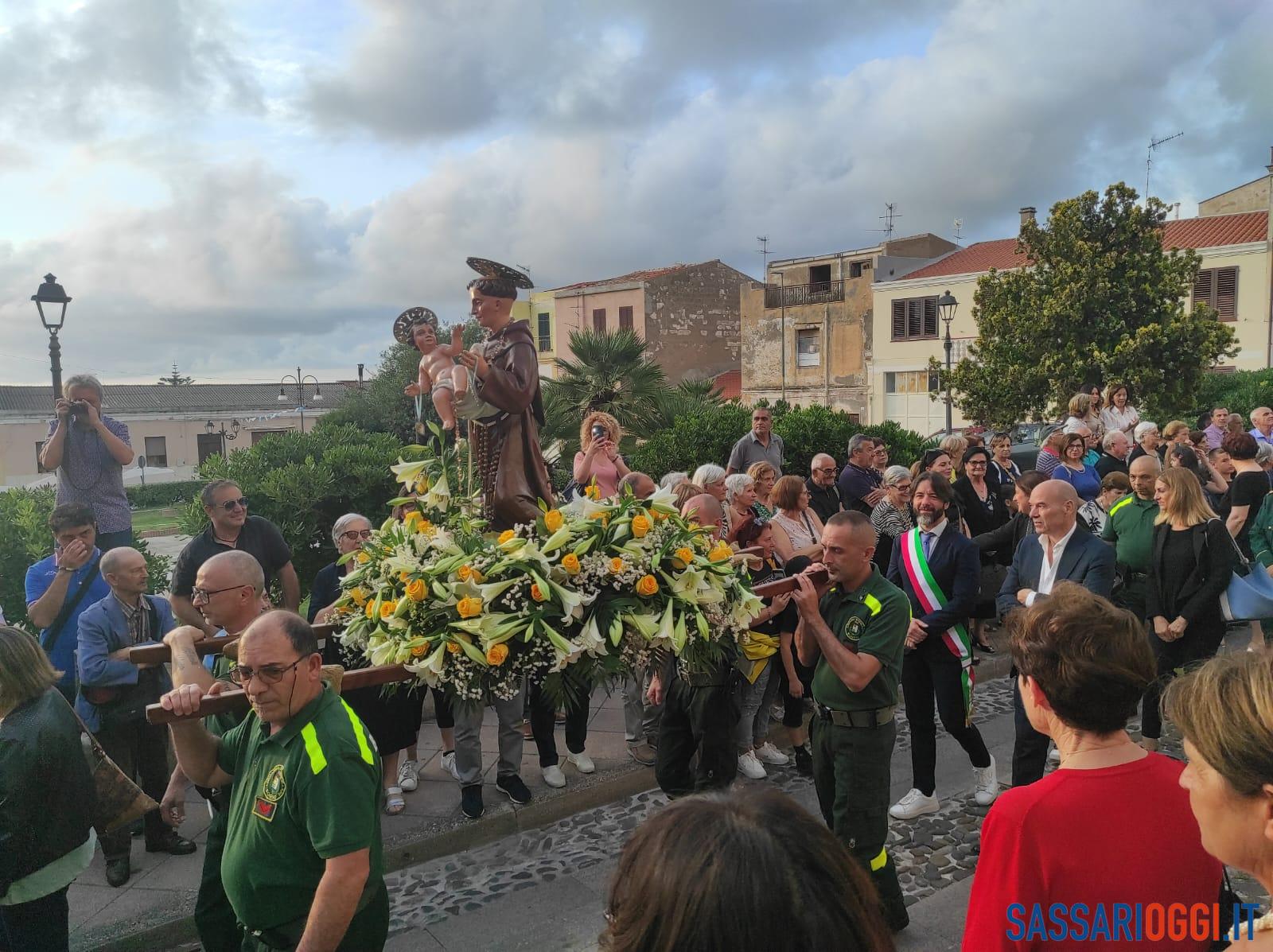 Sorso, grande partecipazione alla processione di Sant'Antonio