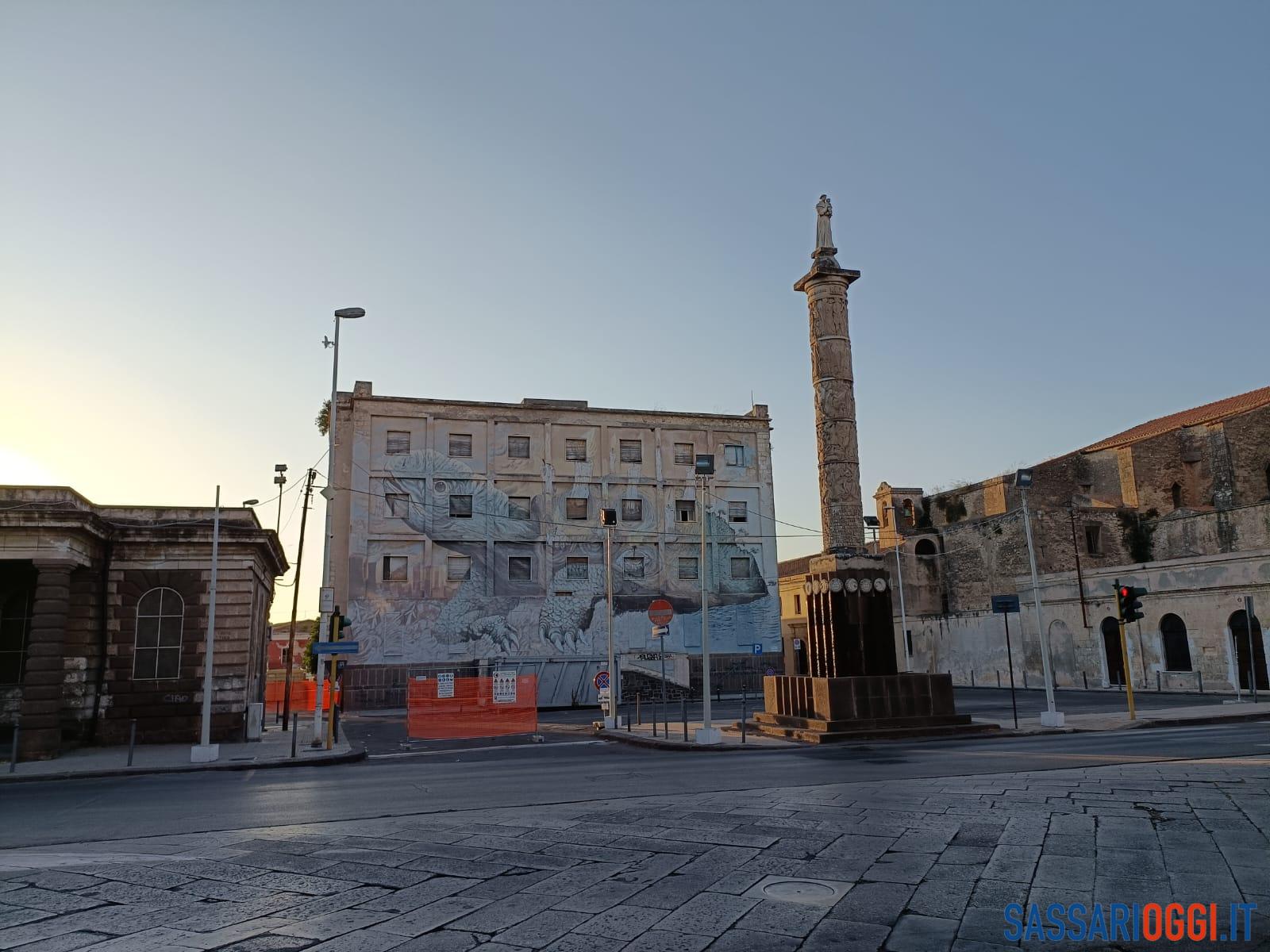 Sassari, nuova vita per l'ex Hotel Turritania, al via i lavori di pulizia