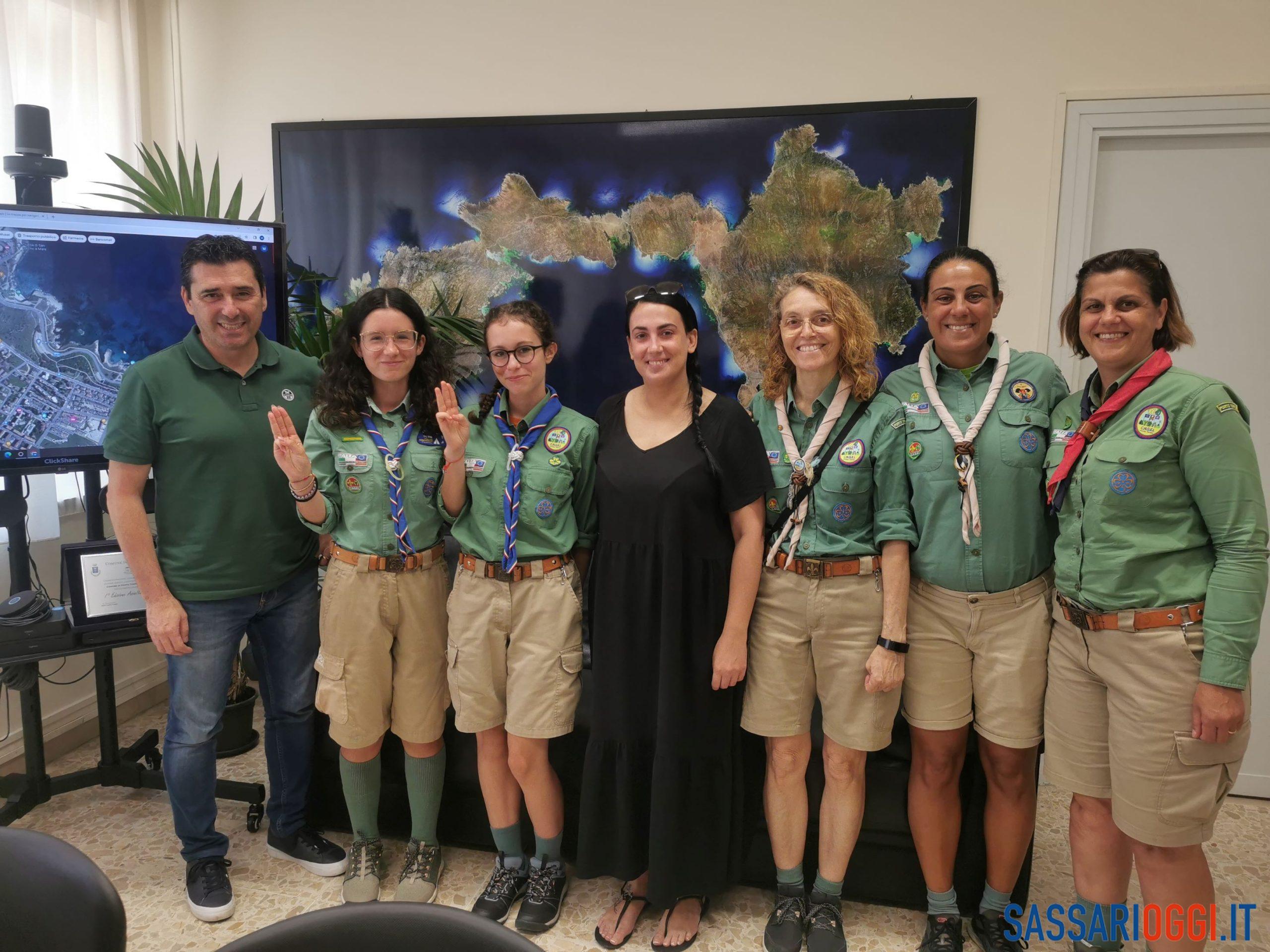 Nina e Rubina, due scout di Porto Torres volano al raduno in Corea del sud