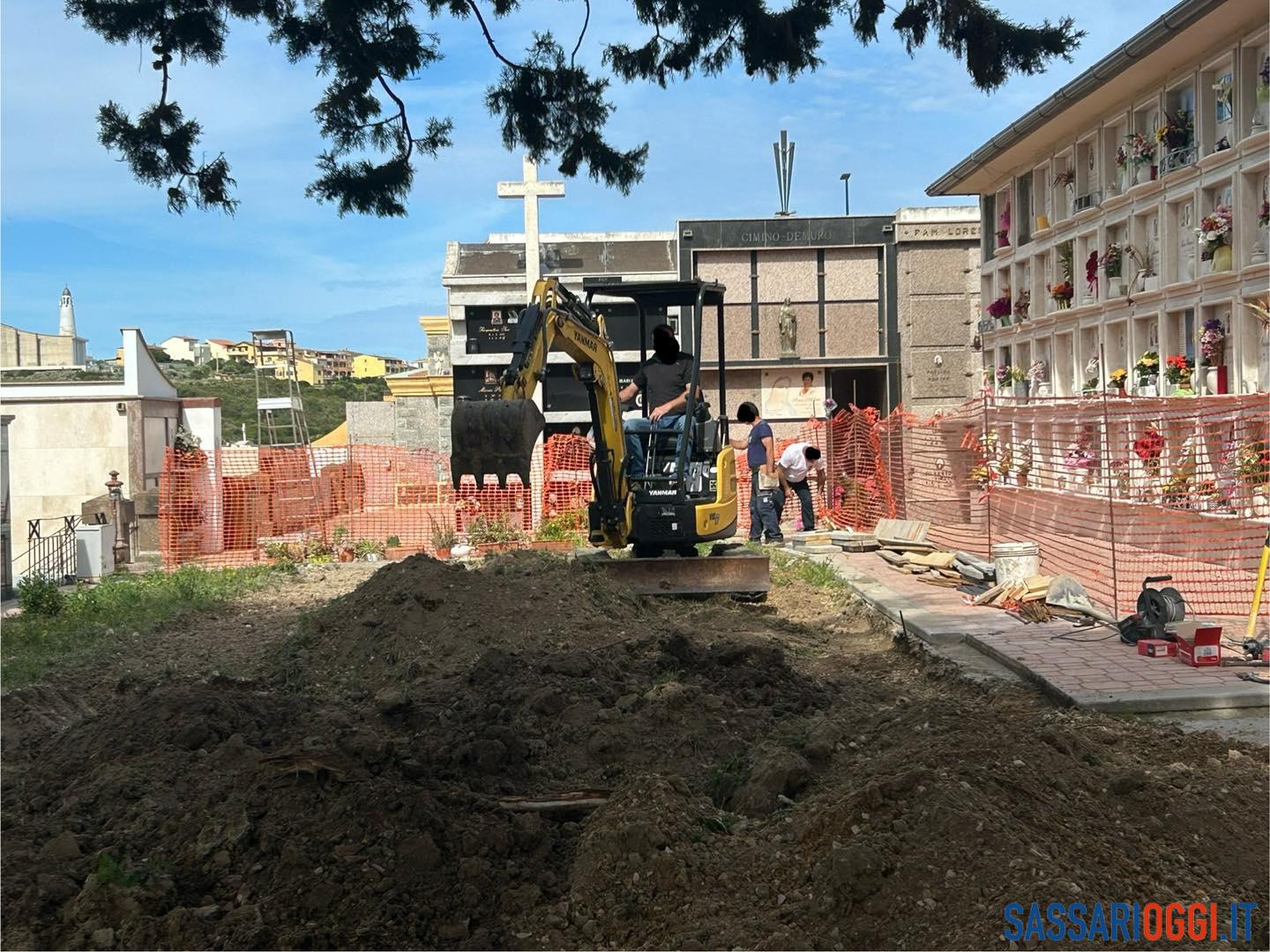 Cresce il cimitero di Castelsardo: arrivano nuovi loculi e ossari