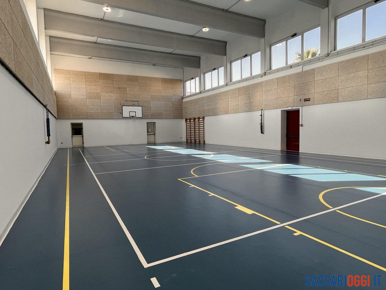Porto Torres, conclusi i lavori nella palestra scolastica