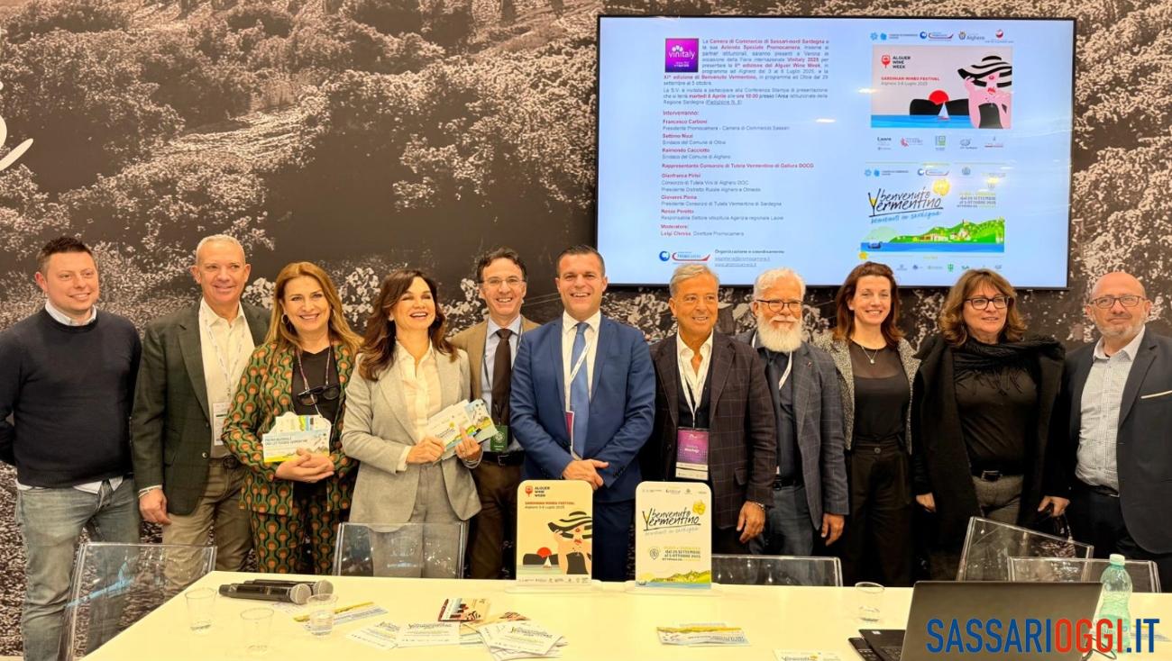 Alghero al Vinitaly per presentare l'Alguer Wine Week